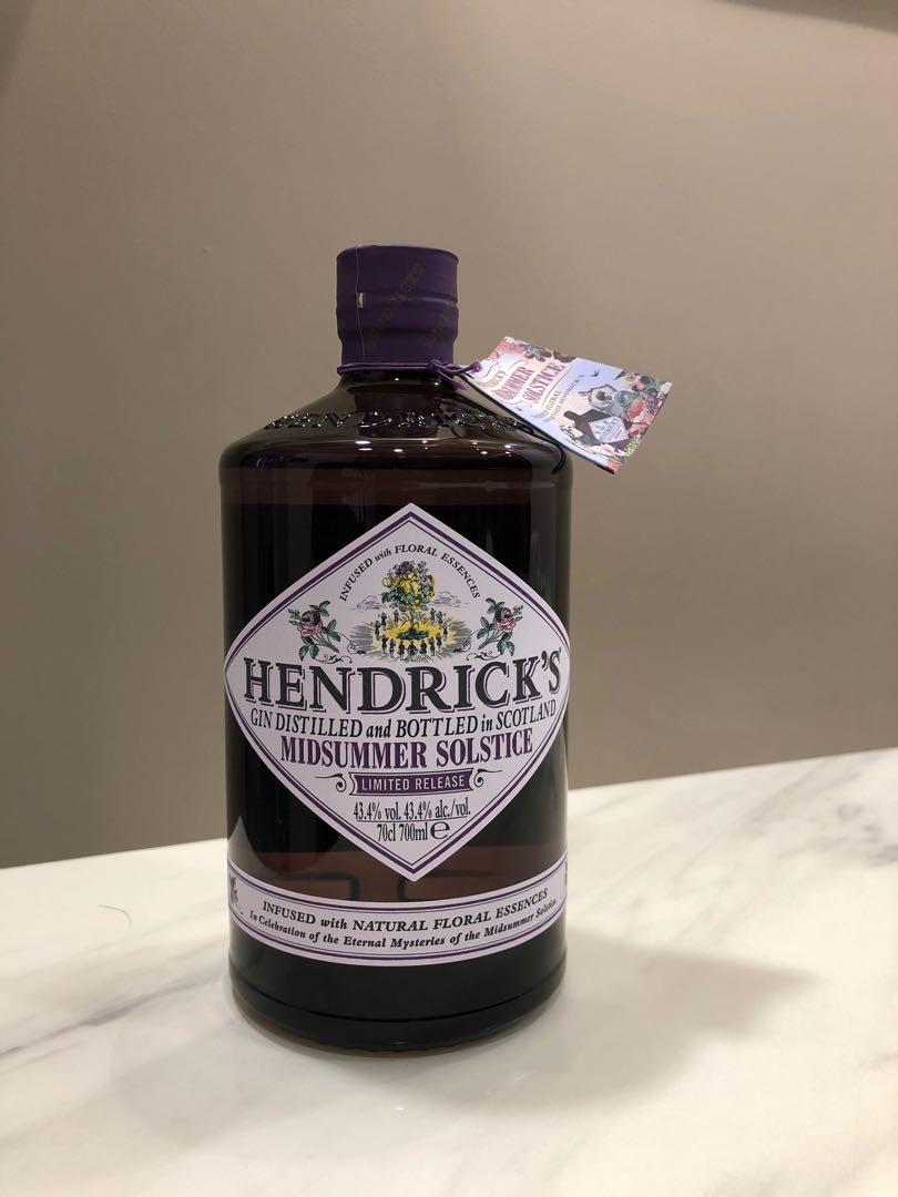 Midsummer Solstice Hendricks Gin, Food & Drinks, Alcoholic Beverages on ...