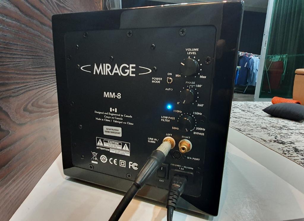 Mirage MM-8 Subwoofer, Audio, Soundbars, Speakers & Amplifiers on Carousell