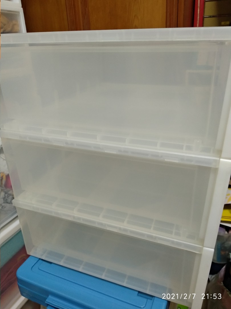 Muji drawers 3 for $35, Furniture & Home Living, Home Improvement ...