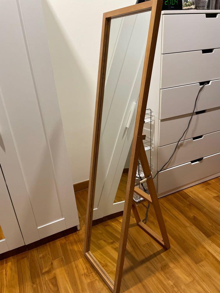 MUJI standing mirror, Furniture, Others on Carousell