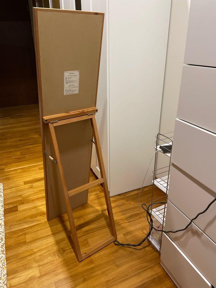 MUJI standing mirror, Furniture, Others on Carousell