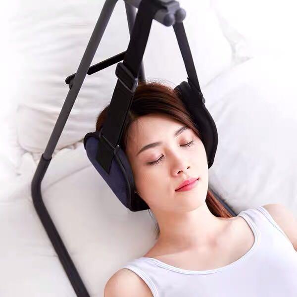 Neck sling. Neck stretcher. Neck rest, Health & Nutrition, Medical ...