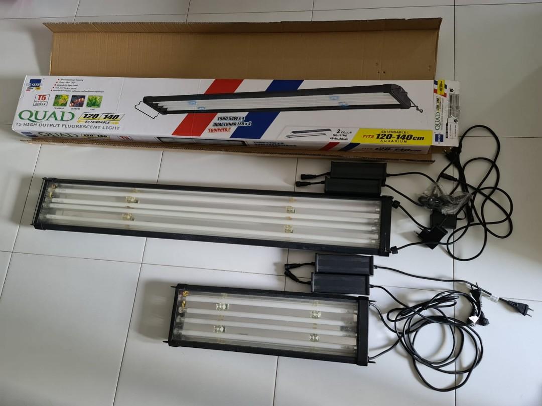 Odyssea T5 Fluorescent Light (Bundle 4 ft + 2 ft) with FOC 4 ft ...