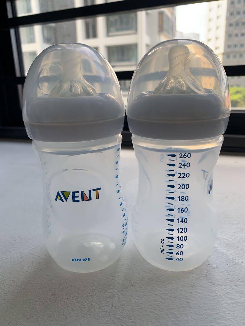 Philips Avent milk bottles 260ml, Babies & Kids, Nursing & Feeding ...
