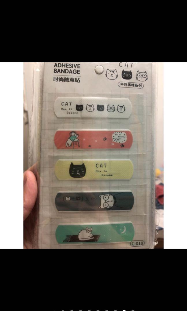 Plasters in cute cartoon (handi-plast), Everything Else on Carousell