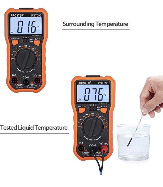 Pocket Digital Multimeter Auto Ranging Digital Multimeters Digital ...