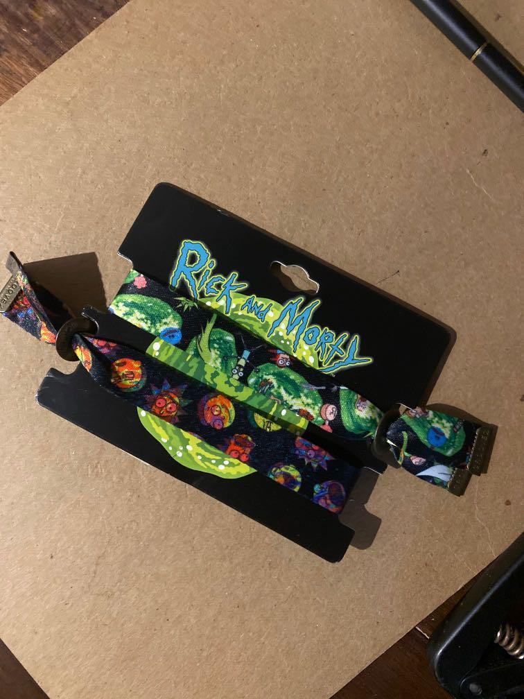 Rick & Morty Wristbands Tags from Hot Topic, Hobbies & Toys, Stationery ...