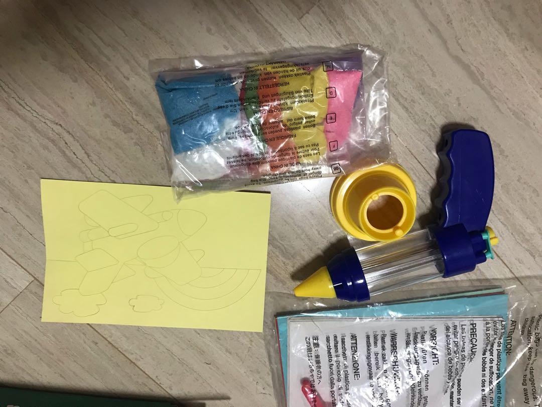 Sand art box set with tools, Design & Craft, Craft Supplies & Tools on ...