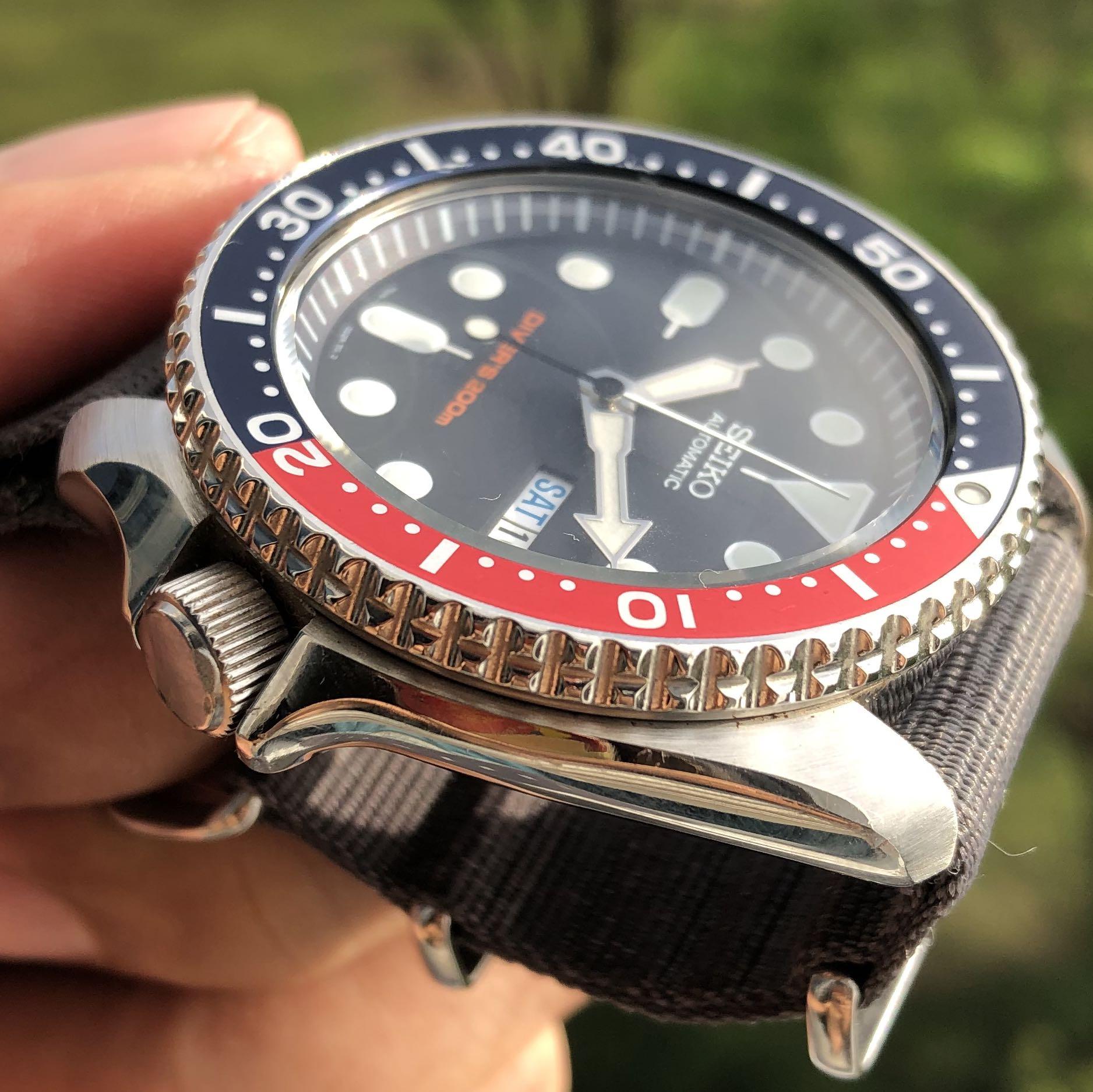 Seiko SKX009 Diver 200m Pepsi Bezel (nt citizen pagol titoni Casio rado ...