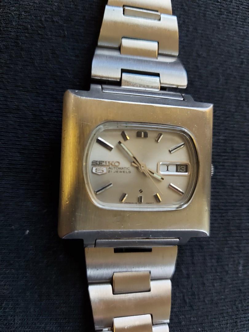 Seiko TV Dial Automatic Watch Vintage, Men's Fashion, Watches ...