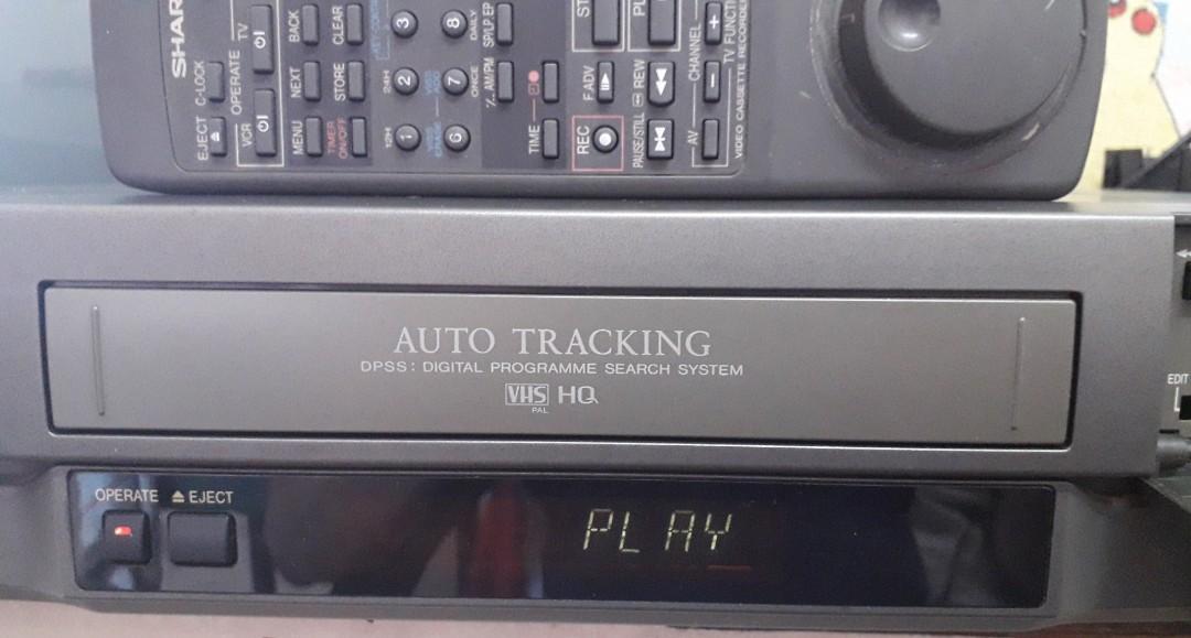 Sharp 2 Heads VHS/VCR/Video Cassette Player/Recorder, Electronics ...