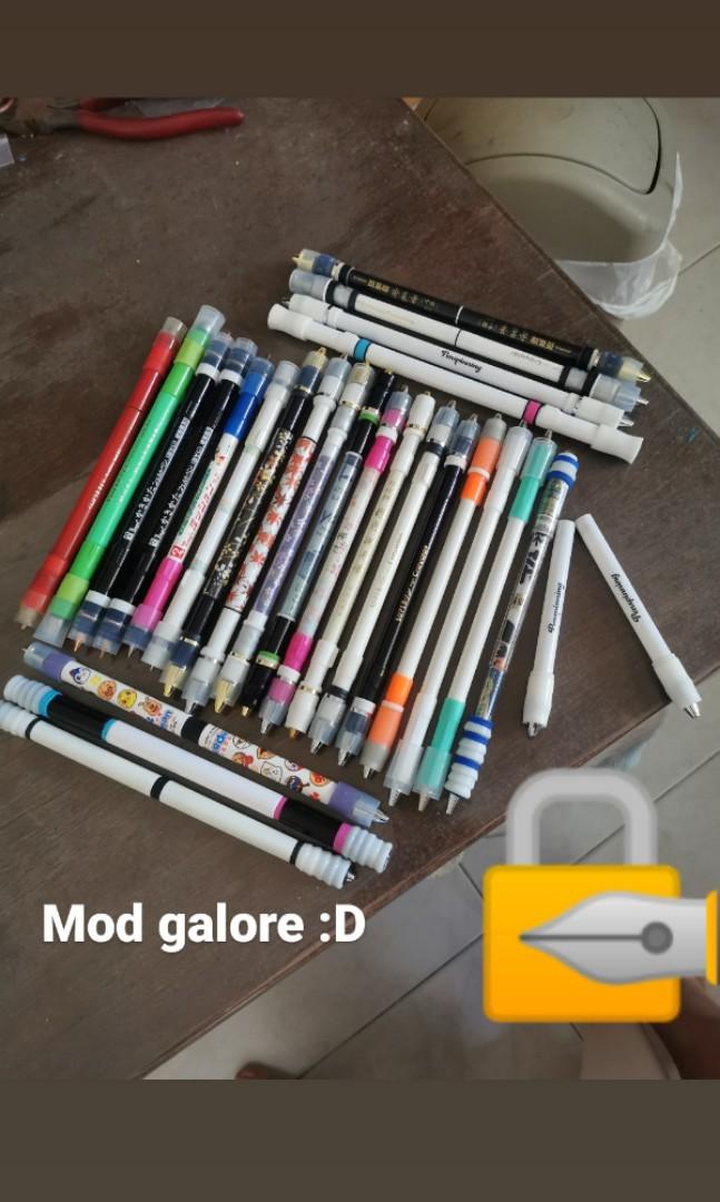 SPINNING PEN pen spinning mod galore [READ DESCRIPTION], Hobbies & Toys ...