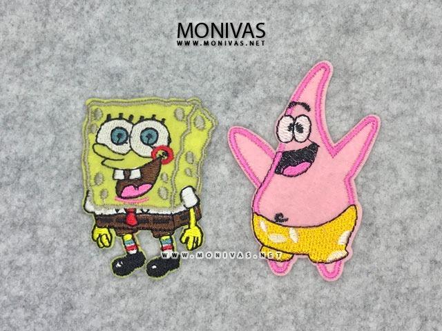 SpongeBob SquarePants Embroidery Iron On Patch DIY Sewing Crafting ...