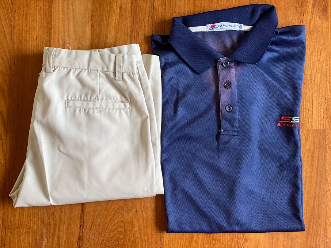 SST Uniform/SnW Attire, Men's Fashion, Tops & Sets, Formal Shirts on ...