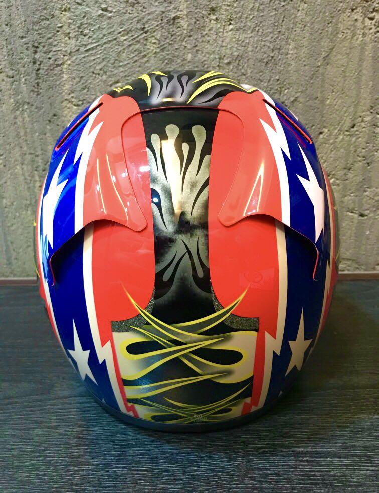 SUOMY Gun Wind Fazer Ben Bostrom Replica Helmet 2002 Medium NEW ...