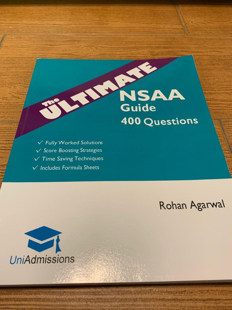 The Ultimate NSAA Guide - 400 Questions - Rogan Agarwal, Hobbies & Toys ...