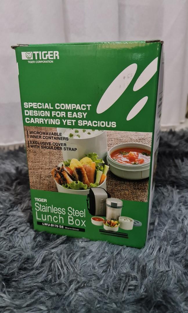 Tiger Stainless Steel Lunch Box, Furniture & Home Living, Kitchenware ...