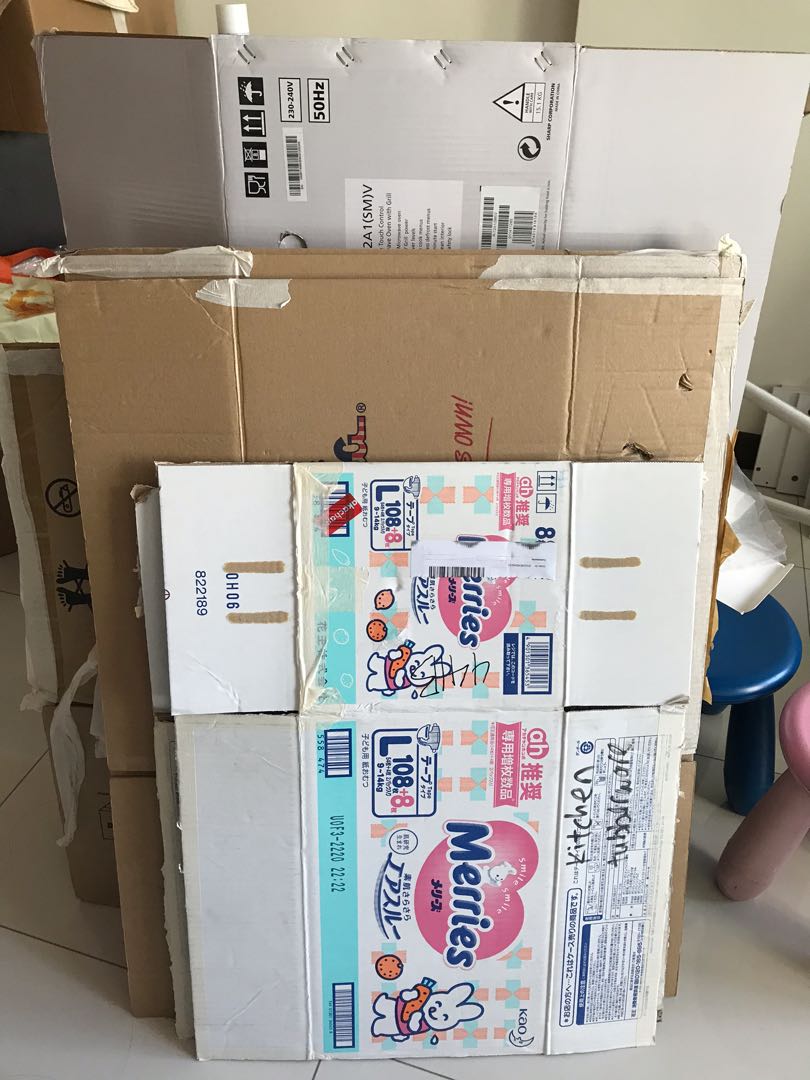 Used carton boxes, Everything Else on Carousell