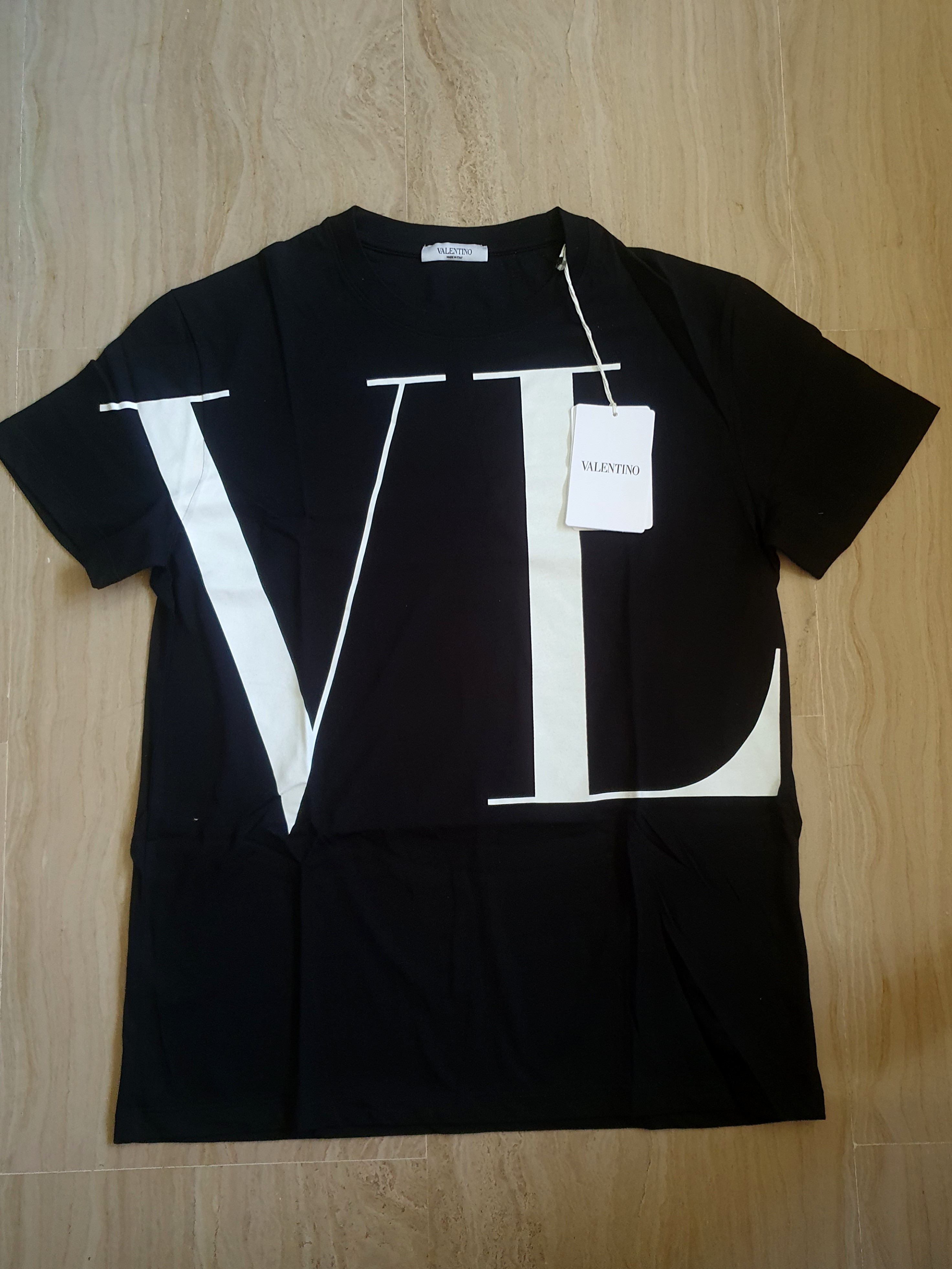 Valentino VLTN tee (black), Men's Fashion, Tops & Sets, Tshirts & Polo ...