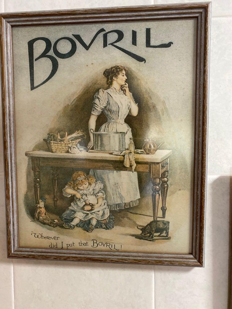 Victorian Advertisement Poster with frame, Hobbies & Toys, Memorabilia ...
