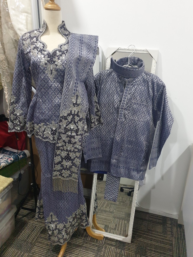 Wedding Songket, Women's Fashion, Dresses & Sets, Traditional & Ethnic ...