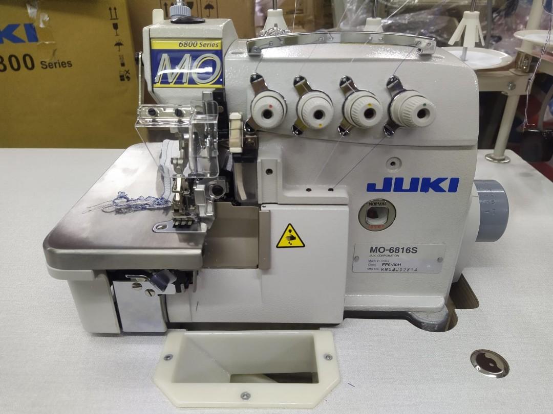 (全新) 日本品牌 "JUKI" MO-6816S 5線工業鈒骨車 (全台配全新車板, 全新車架 及全新可調速度節能馬達)), 興趣及遊戲, 手作＆自家設計, 其他 - Carousell