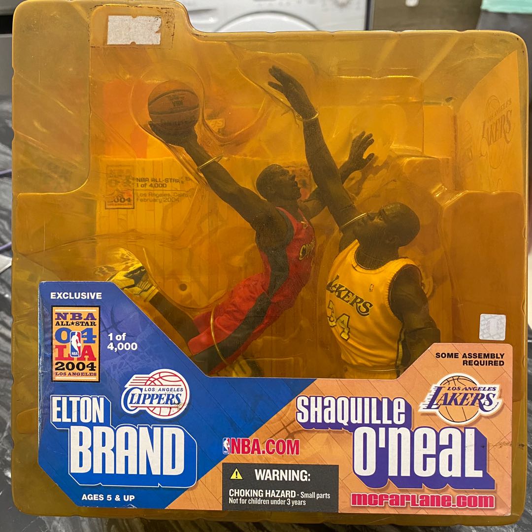 限量版(全新未拆) Exclusive : Elton Brand vs Shaquille O’Neal 1of4000 McFarlane ...