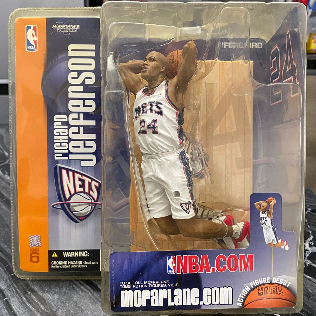 (全新未拆) Series 6 Richard Jefferson Nets McFarlane NBA Action Figure 絕版 ...