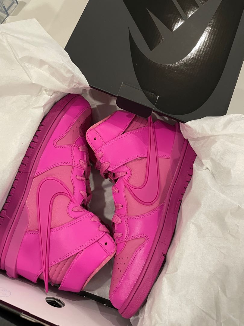 Ambush x Nike Dunk High Pink US7.5, Men's Fashion, Footwear, Sneakers ...