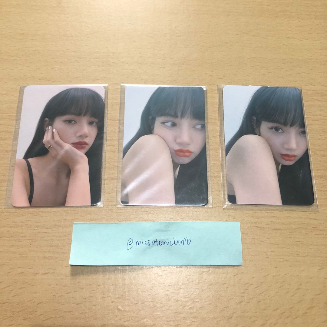 BLACKPINK LISA THE ALBUM PHOTOCARD, Hobbies & Toys, Memorabilia ...