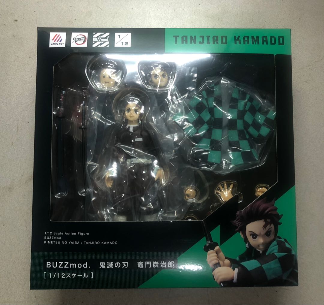 Buzzmod Aniplex 1/12 Tanjiro Kamado Kimetsu No Yaiba Demon Slayer ...