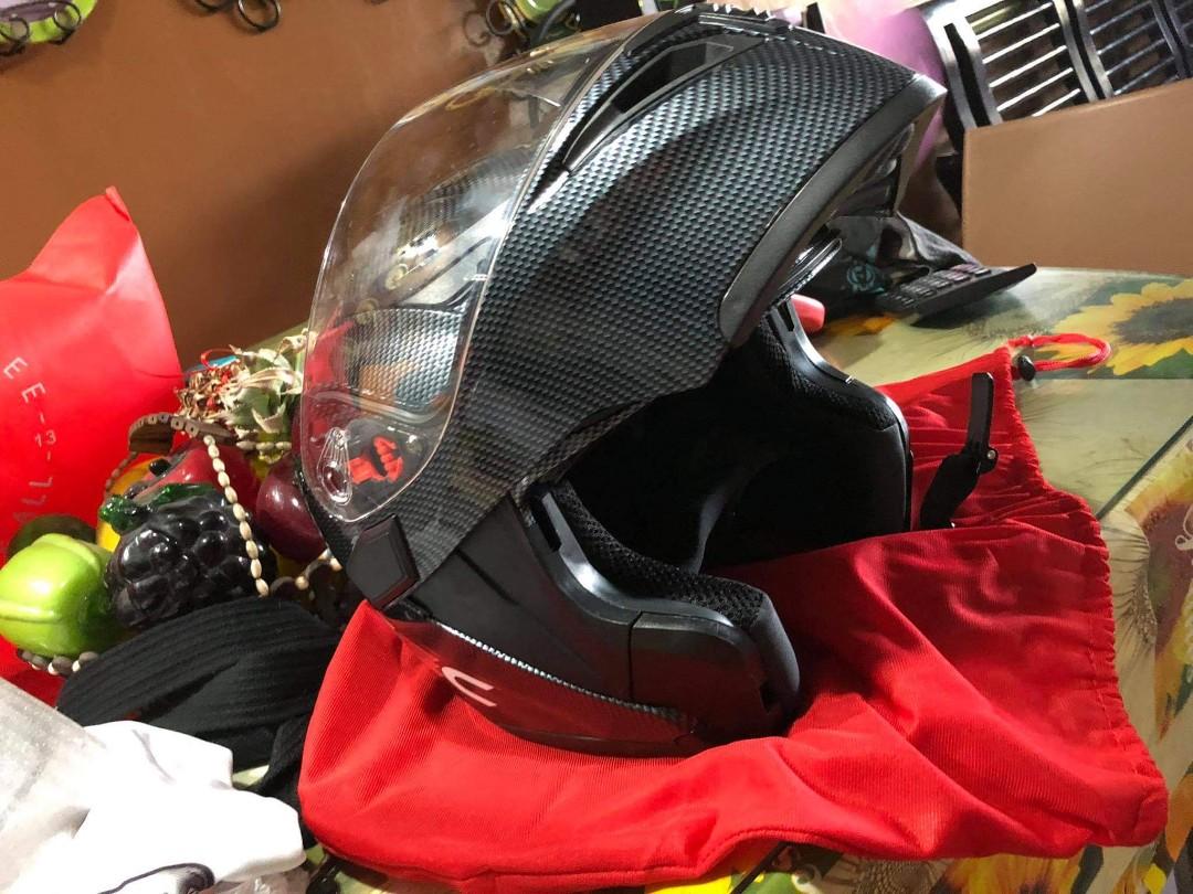 Carbon fiber looks Helmet SEC brand, Motorbikes, Motorbike Parts ...