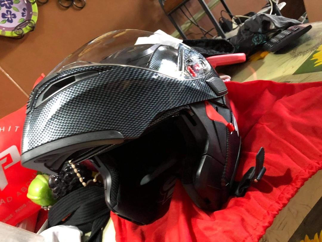 Carbon fiber looks Helmet SEC brand, Motorbikes, Motorbike Parts ...