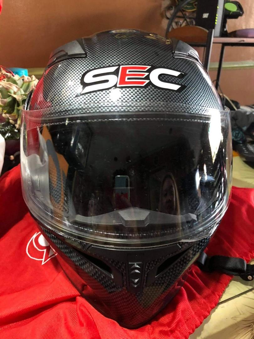 Carbon fiber looks Helmet SEC brand, Motorbikes, Motorbike Parts ...