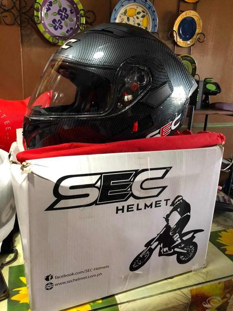 Carbon fiber looks Helmet SEC brand, Motorbikes, Motorbike Parts ...