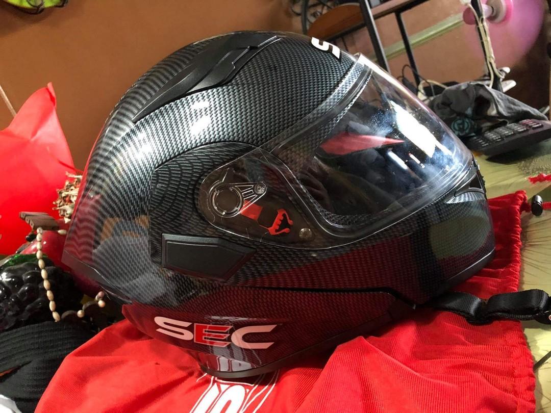 Carbon fiber looks Helmet SEC brand, Motorbikes, Motorbike Parts ...