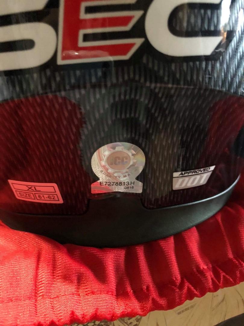 Carbon fiber looks Helmet SEC brand, Motorbikes, Motorbike Parts ...