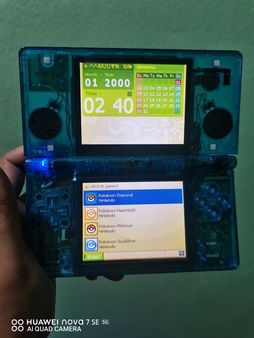 dsi transparent blue, Video Gaming, Video Game Consoles, Others on ...