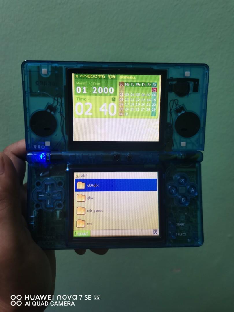 dsi transparent blue, Video Gaming, Video Game Consoles, Others on ...