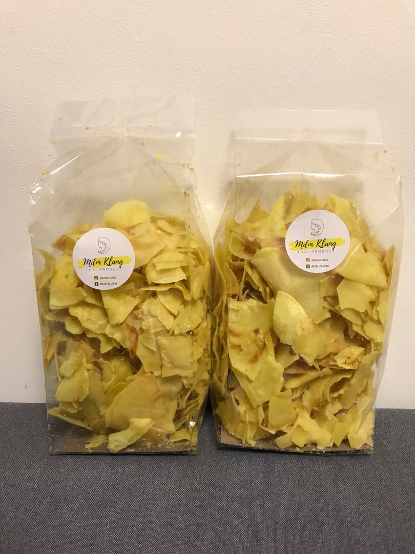 Durian chips, Food & Drinks, Packaged Snacks on Carousell