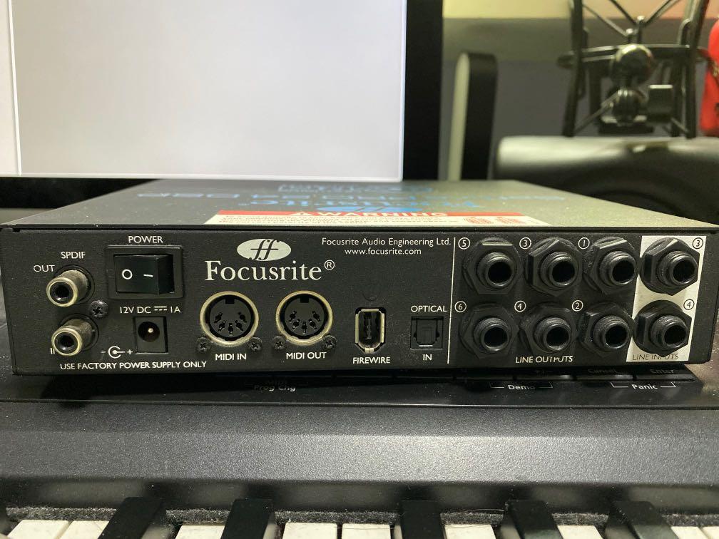 Focusrite Saffire PRO 24 DSP(audio interface), 音響器材, 咪高風/麥克風 - Carousell