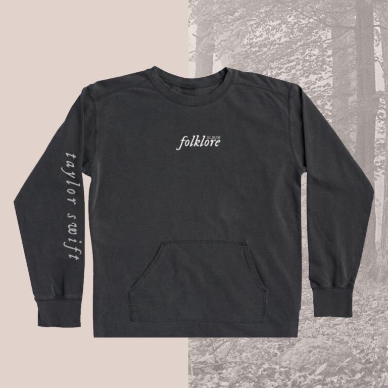 Taylor Swift Folklore Merch: the "folk songs" long sleeve, Women's ...