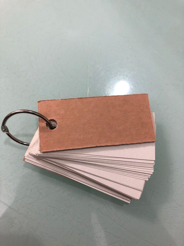 (Free!) Muji flashcards, 興趣及遊戲, 手作＆自家設計, 文具 - Carousell