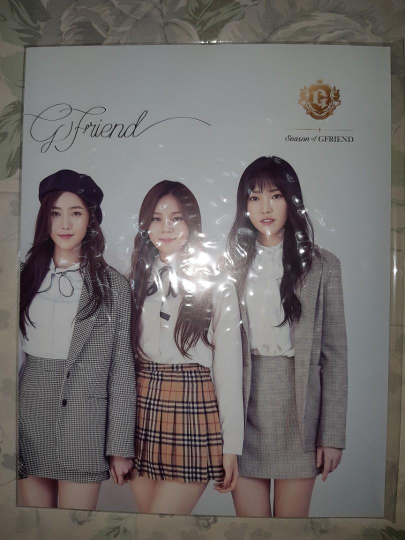 GFRIEND Mini Poster Official ~ Season of GFriend SG 2018, Hobbies ...