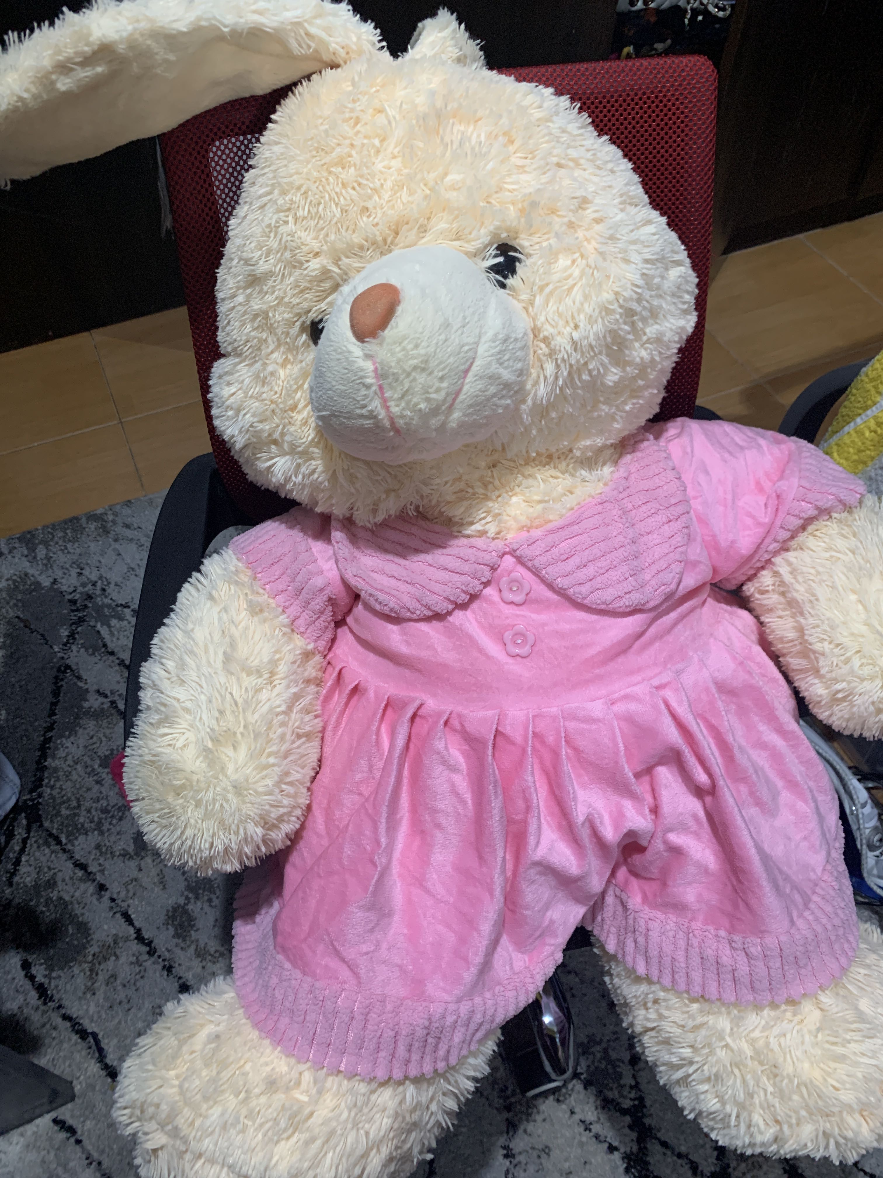 GIANT HUMAN SIZE BUNNY STUFFED TOY, Hobbies & Toys, Toys & Games on ...