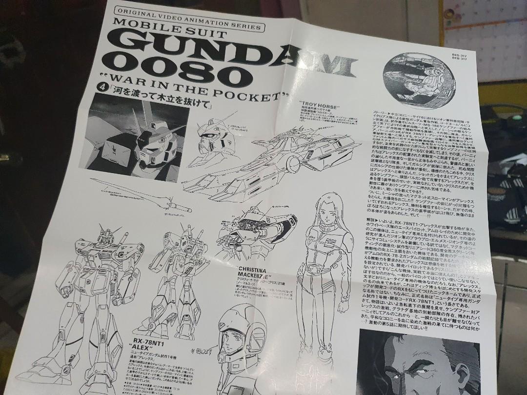 Gundam 0080 VHS tapes, Hobbies & Toys, Memorabilia & Collectibles, Fan ...