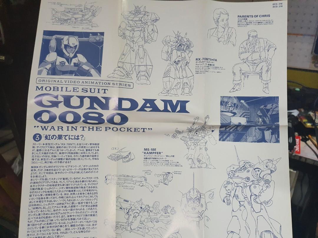 Gundam 0080 VHS tapes, Hobbies & Toys, Memorabilia & Collectibles, Fan ...
