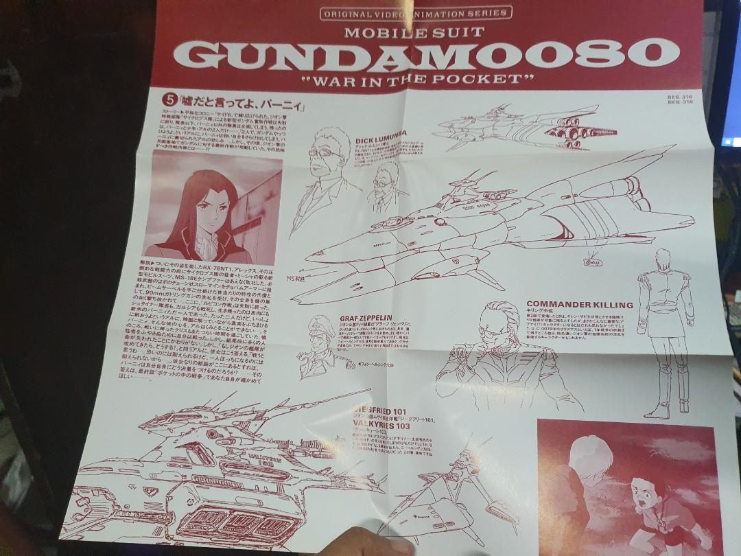 Gundam 0080 VHS tapes, Hobbies & Toys, Memorabilia & Collectibles, Fan ...