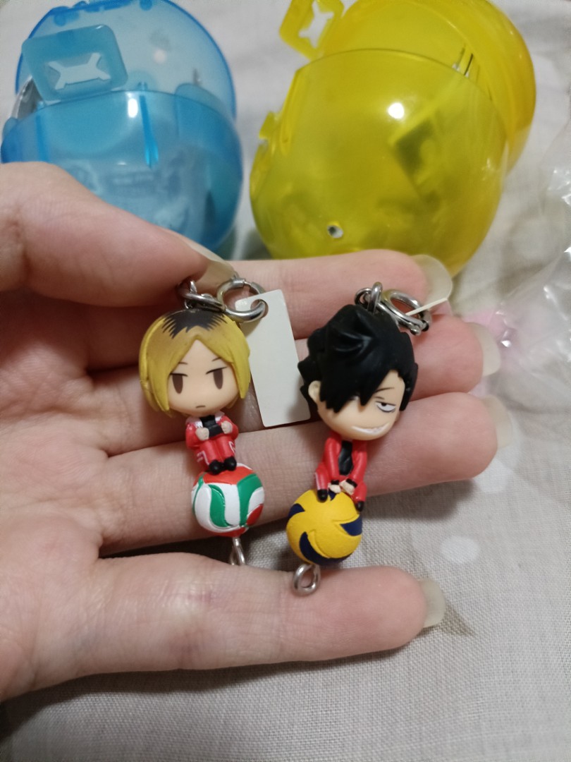 haikyu haikyuu gachapon gashapon kuroo kenma keychain, Hobbies & Toys ...