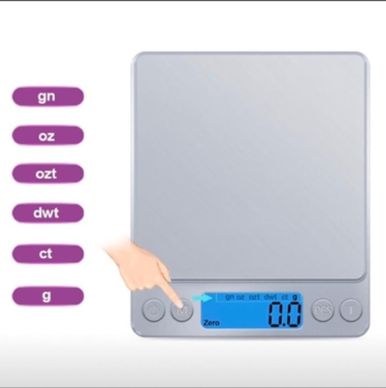 Hand Size Digital Weighing Scale, TV & Home Appliances, Kitchen ...